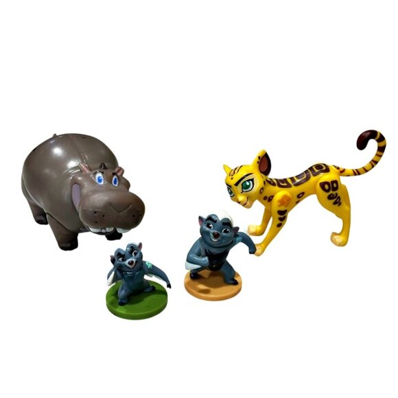 Disney | Toys | Disney Lion Guard Figures Lot Of 4 Beshte Hippo Fuli ...